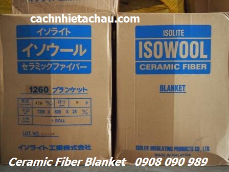 BÔNG CERAMIC NHÃN HIỆU ISOWOOL – MALAYSIA - CÔNG TY TNHH CÁCH NHIỆT Á CHÂU